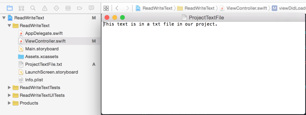 Read From And Write To A Text File In Swift Seemu Appsseemu Apps